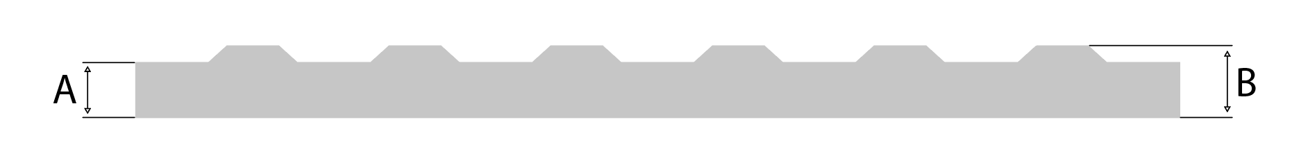 Traanplaat 5-traans EN AW-5754 H114 ongebeitst - Metaalketen Zuid